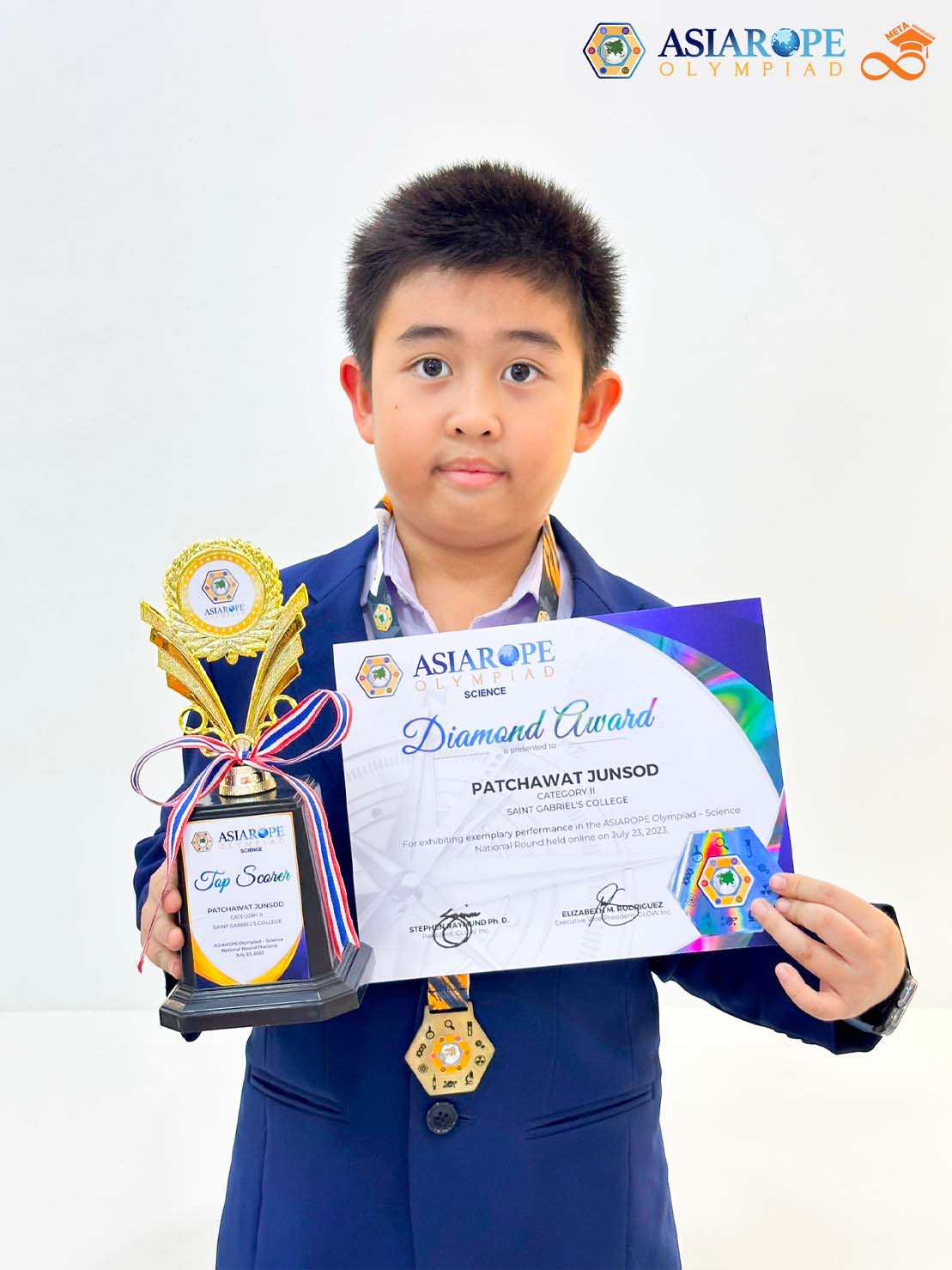 รวมภาพบรรยากาศการรับรางวัล ASIAROPE National Round 2023 🏆 - META Knowledge ศูนย์รวมสนามสอบ ระดับ ...