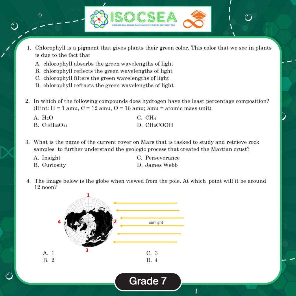 ตัวอย่าง 𝗠𝗢𝗖𝗞 𝗧𝗘𝗦𝗧 𝗜𝗦𝗢𝗖𝗦𝗘𝗔 - META Knowledge ศูนย์รวมสนามสอบ ระดับนานาชาติ